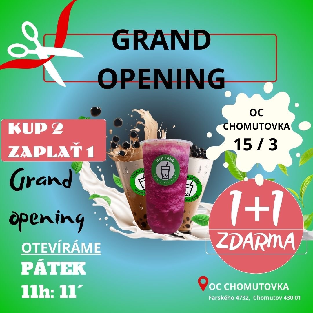 Grand opening Bubble Tea | SC Chomutovka